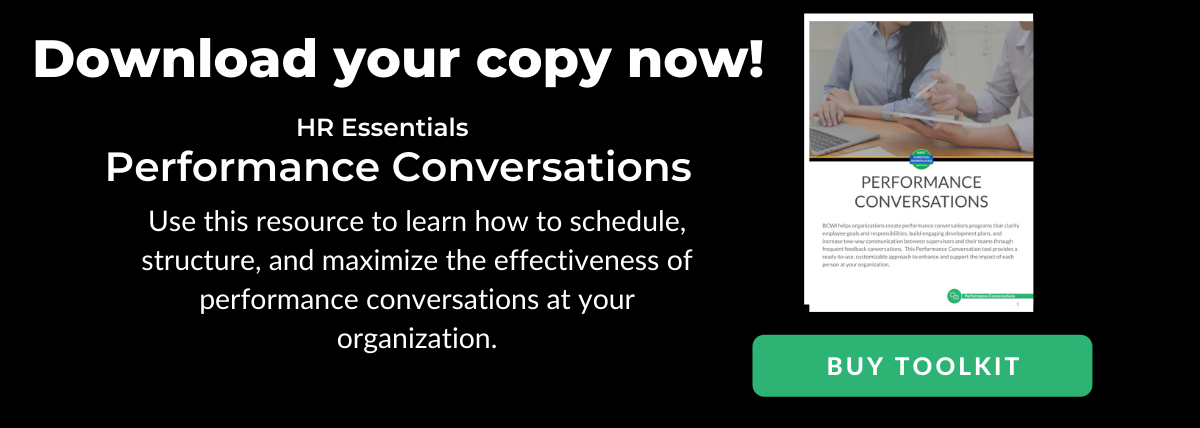 Why Your Organization Needs a Performance Conversations Strategy